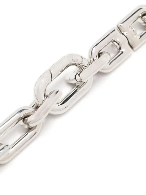 Balenciaga Logo Chain-link Necklace