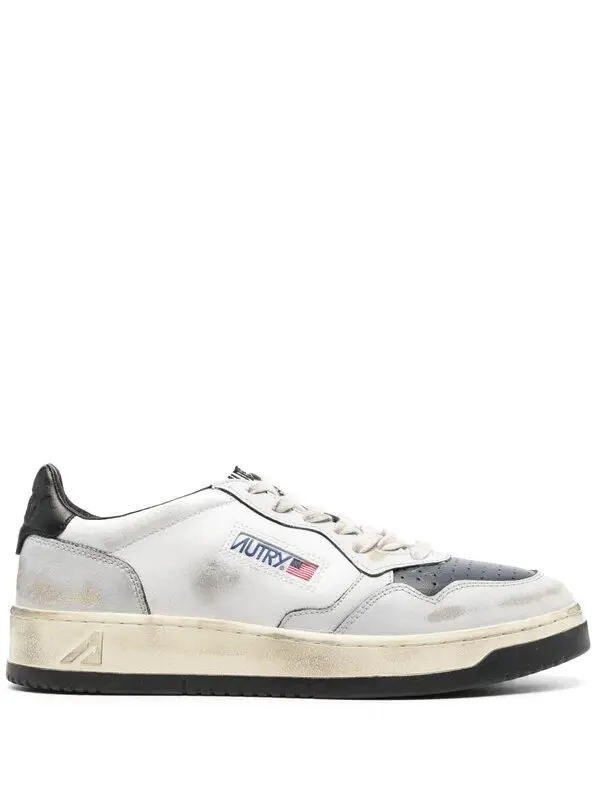 AUTRY Medalist Low Lace-up Sneakers - Grey