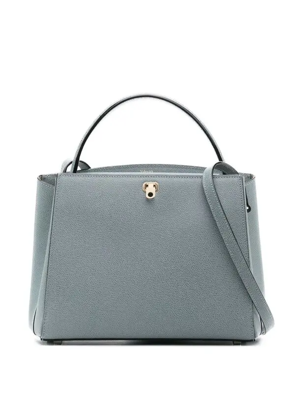 VALEXTRA Medium Brera Leather Tote Bag