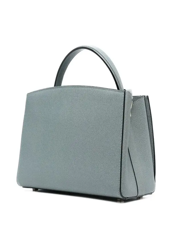 VALEXTRA Medium Brera Leather Tote Bag