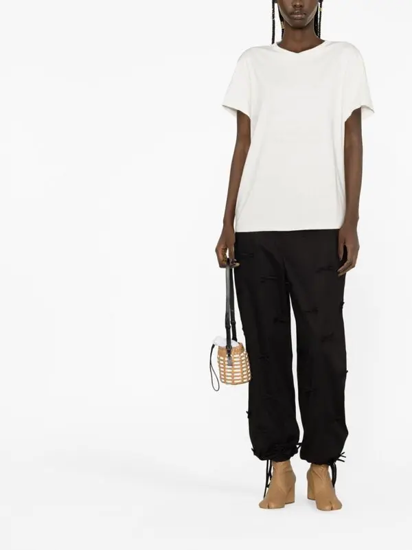MAISON MARGIELA Numbers-embroidered T-shirt - White