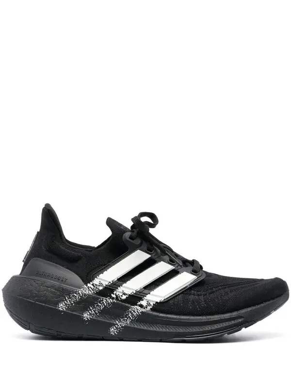 Y3 Striped Lace-up Sneakers - Black