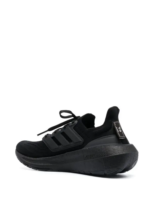 Y3 Striped Lace-up Sneakers - Black