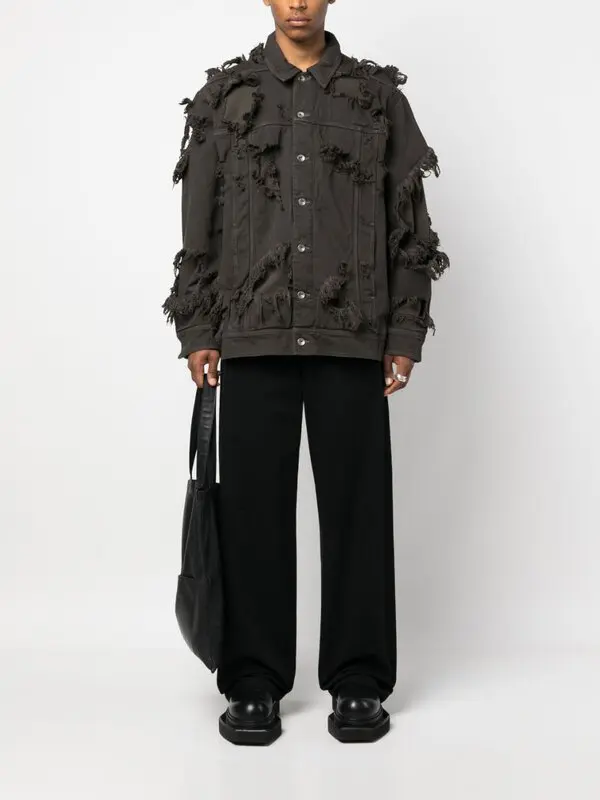 Rick Owens Layered Detailed Jacket