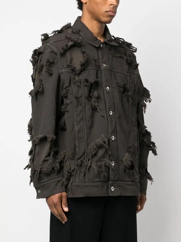 Rick Owens Layered Detailed Jacket