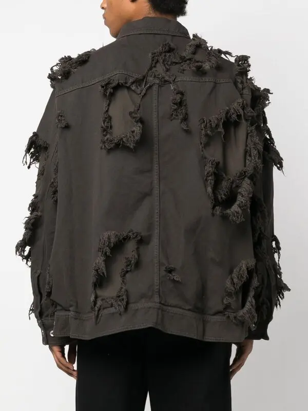 Rick Owens Layered Detailed Jacket