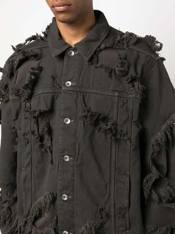 Rick Owens Layered Detailed Jacket