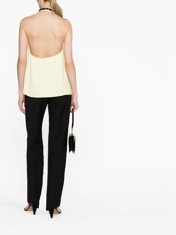 JIL SANDER Halterneck Open-back Top