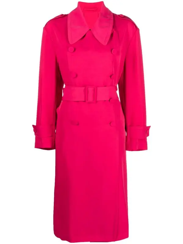 PALTO' Oversized-collar Trench Coat