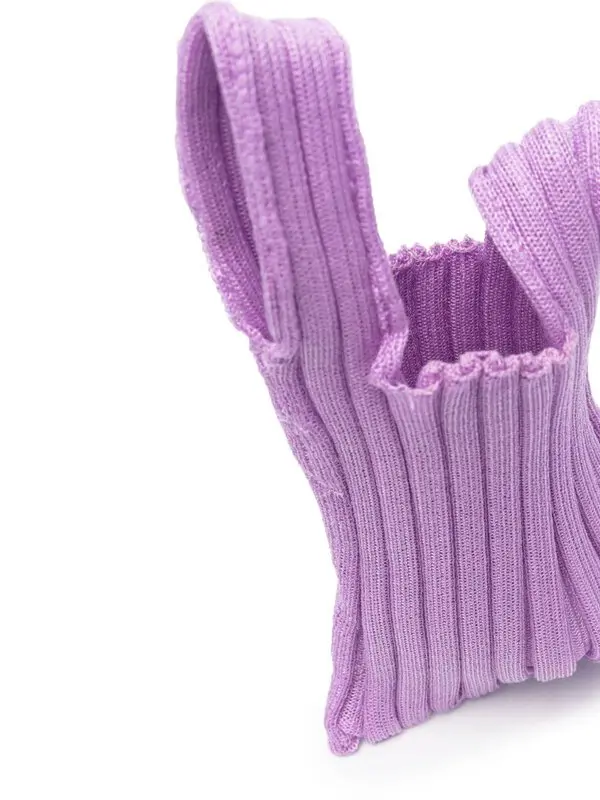 A. ROEGE HOVE Katrine Ribbed Knit Bag