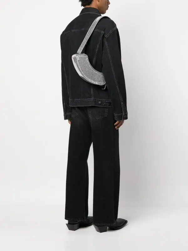 Gcds Comma Medium Mirror Shoulder Bag