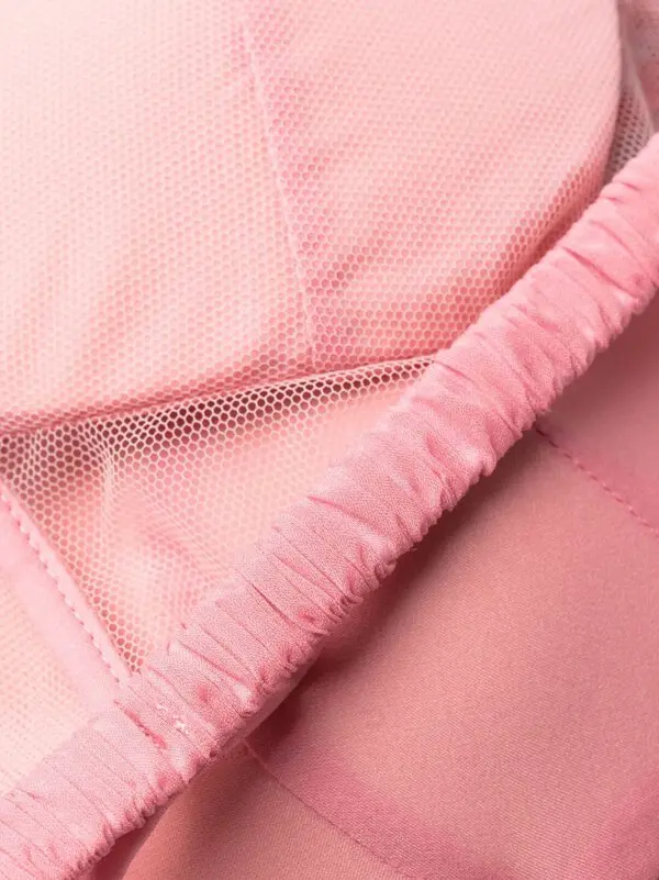 NENSI DOJAKA Tulle-panel Halterneck Bra - Pink