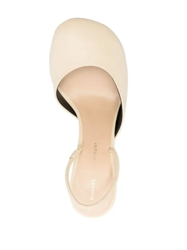Proenza Schouler 100mm Slingback Leather Pumps