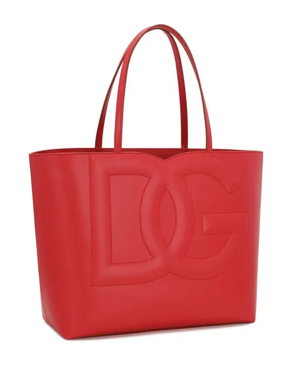 Dolce & Gabbana Dg Logo Medium Tote Bag - Red