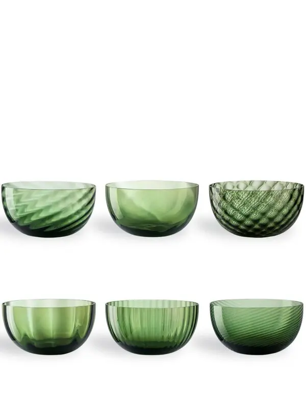 NASONMORETTI Idra Glass Cups - Green