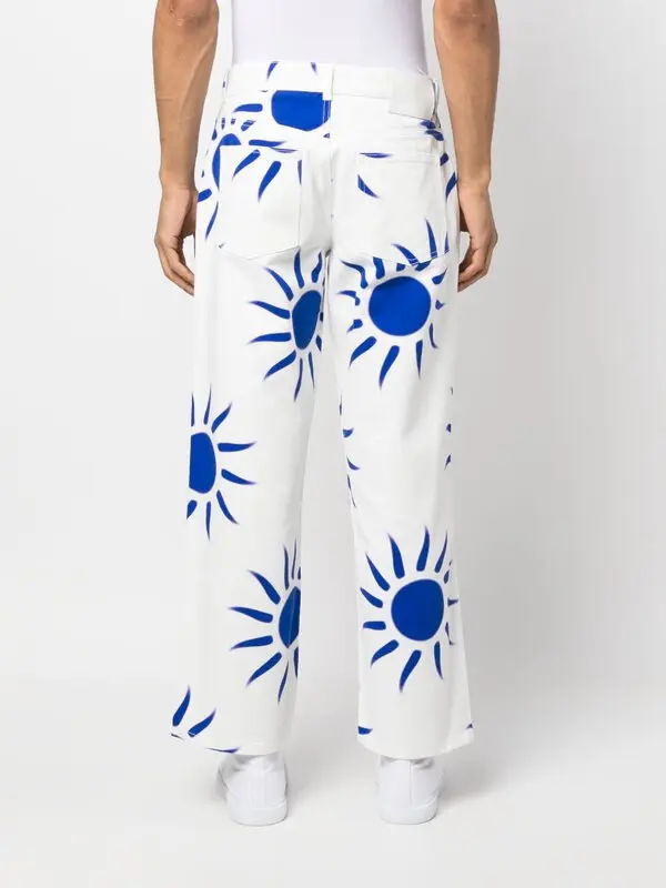 LIBERAL YOUTH MINISTRY Graphic-print Straight-leg Jeans