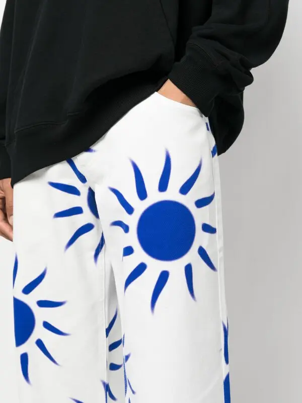 LIBERAL YOUTH MINISTRY Graphic-print Straight-leg Jeans