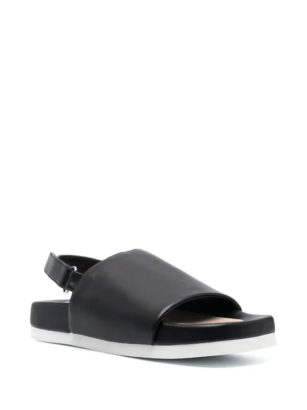 Agl Holly 35mm Leather Sandals - Black