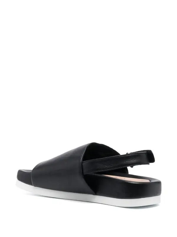 Agl Holly 35mm Leather Sandals - Black
