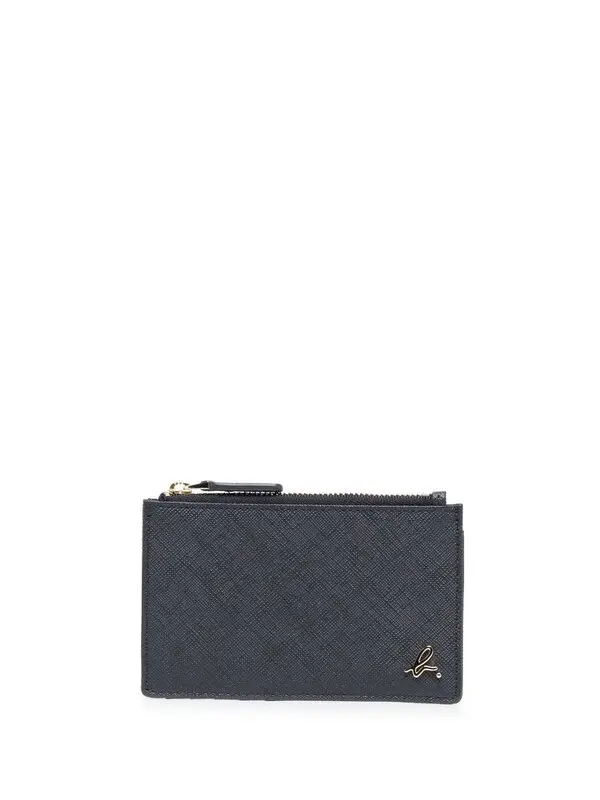 AGNÈS B. Zip-pocket Leather Wallet - Blue