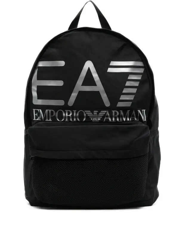 EA7 Logo Backpack - Black