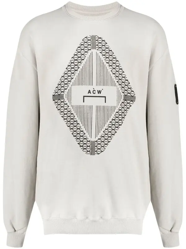 A-COLD-WALL* Gradient Logo-print Sweatshirt - Grey