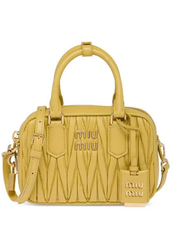 バッグ miumiu hand bag yellow archive miumiu hand bag yellow archive