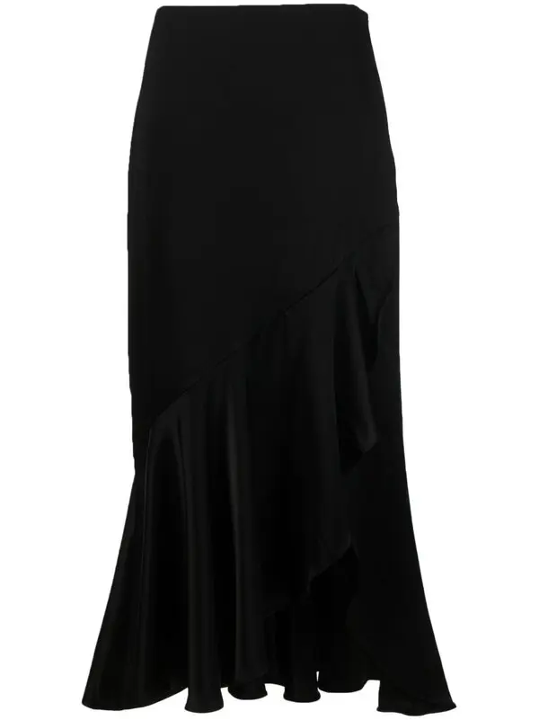 Polo Ralph Lauren Ruffled Hem Maxi Skirt