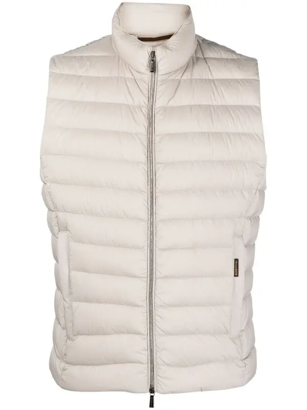 MOORER Quilted-finish Padded Jacket