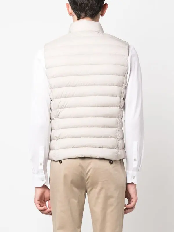 MOORER Quilted-finish Padded Jacket