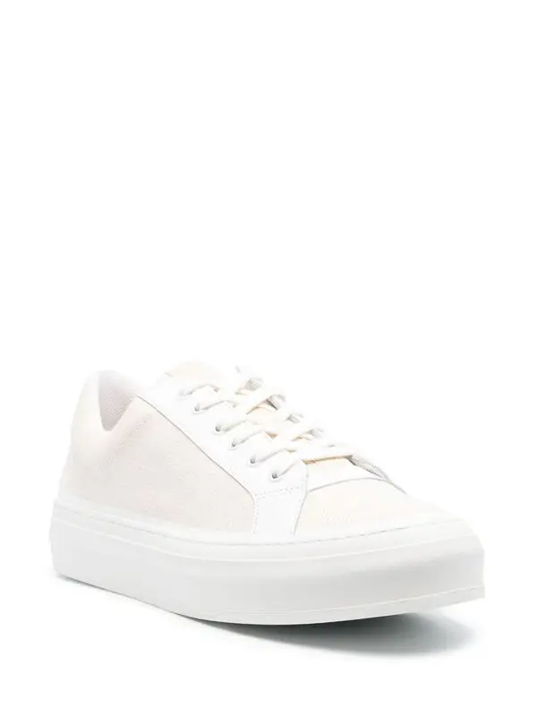 Gcds Monogram Jacquard Low-top Sneakers - Neutrals