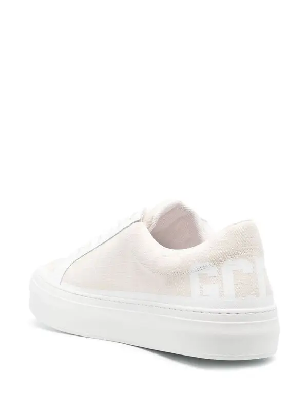 Gcds Monogram Jacquard Low-top Sneakers - Neutrals