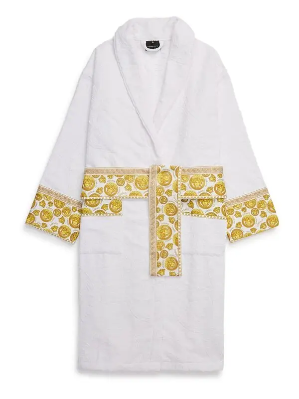 Versace Medusa Amplified Bathrobe - White