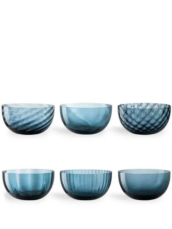 NASONMORETTI Idra Glass Cups - Blue