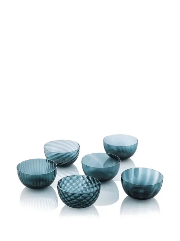 NASONMORETTI Idra Glass Cups - Blue