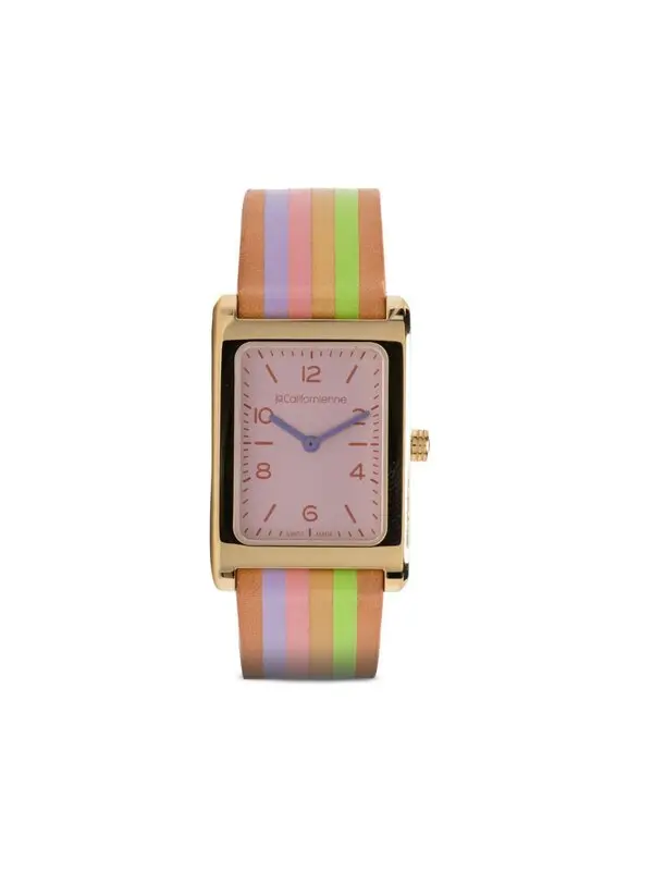 LACALIFORNIENNE Daybreak Striped Watch - Multicolour