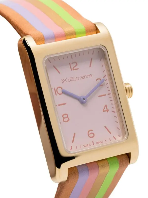 LACALIFORNIENNE Daybreak Striped Watch - Multicolour