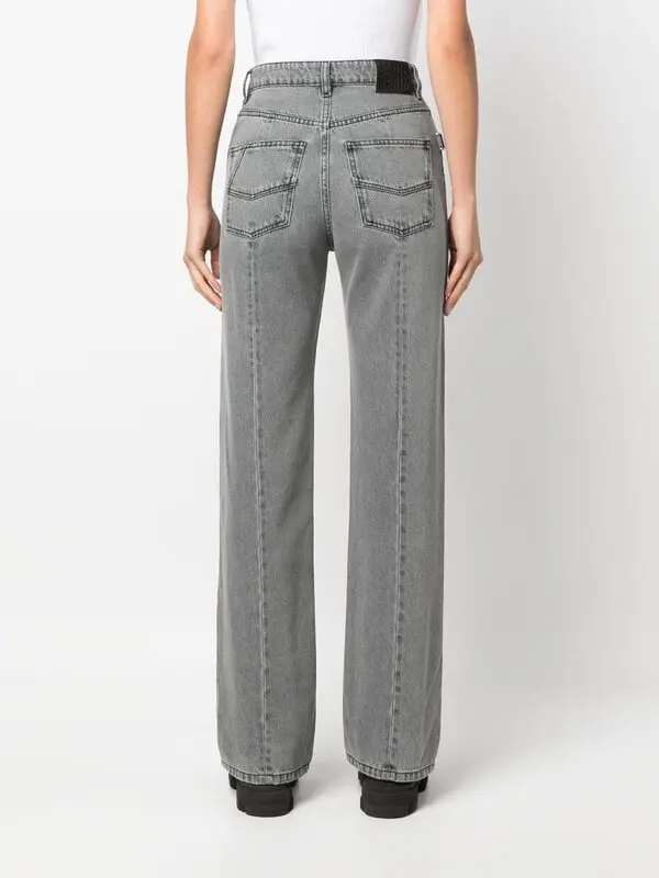 Zadig&Voltaire Distressed Straight-leg Jeans