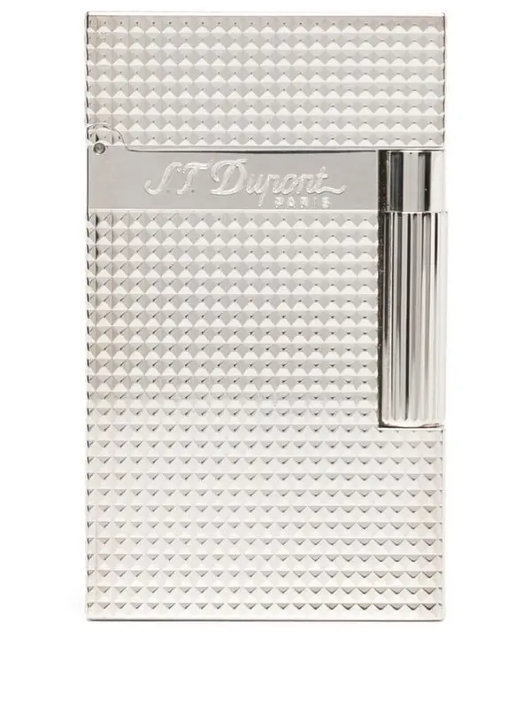 S.t. Dupont Engraved-logo Detail Lighter - Silver