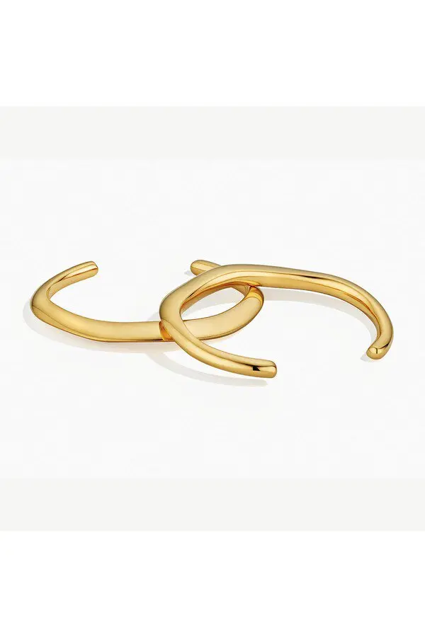 SOKO Fuliwa Stacking Cuff Bracelets - Gold