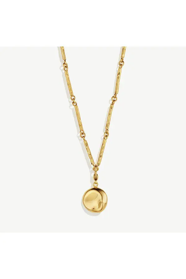 SOKO Mini Bahari Charm & Nyundo Chain Necklace Set - Gold