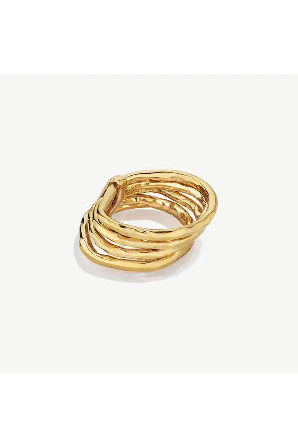 SOKO Nyundo Stacking Rings - Gold