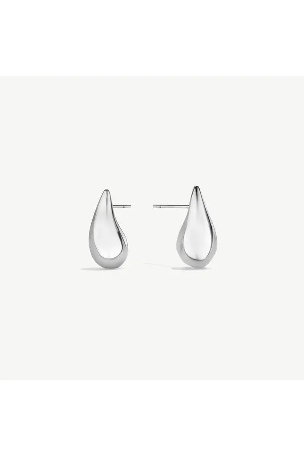 SOKO Mini Dash Stud Earrings - Silver