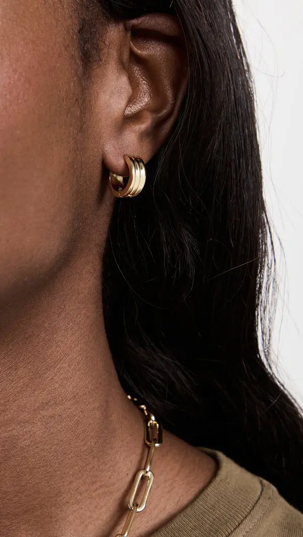 Gorjana Reed Hoop Earrings