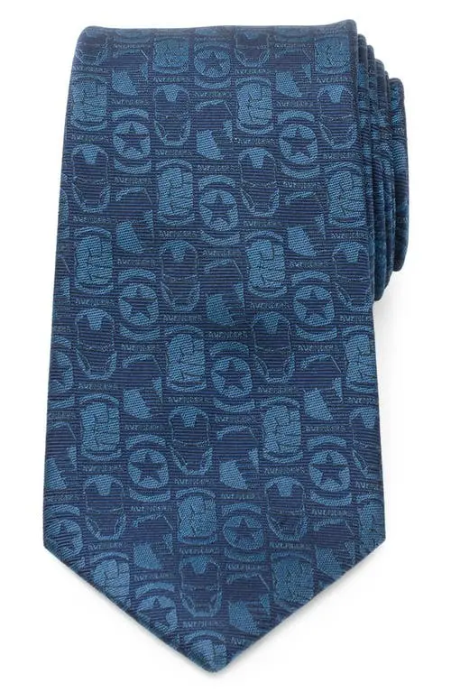 CUFFLINKS, INC. Avengers Silk Blend Tie - Blue