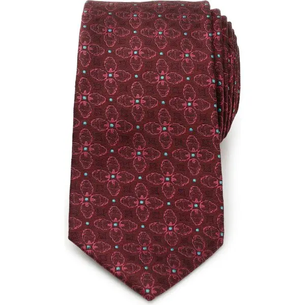 CUFFLINKS, INC. Marvel Patterned Neck Tie - Maroon
