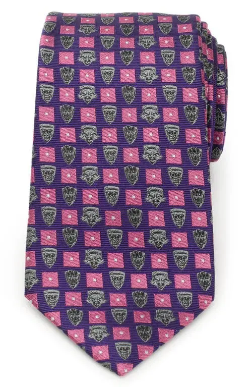 CUFFLINKS, INC. Marvel Patterned Neck Tie - Purple