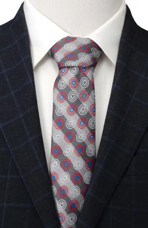 CUFFLINKS, INC. Captain America Shield Neck Tie