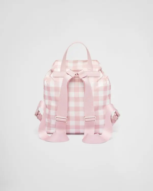 Prada Small Printed Re-nylon Backpack