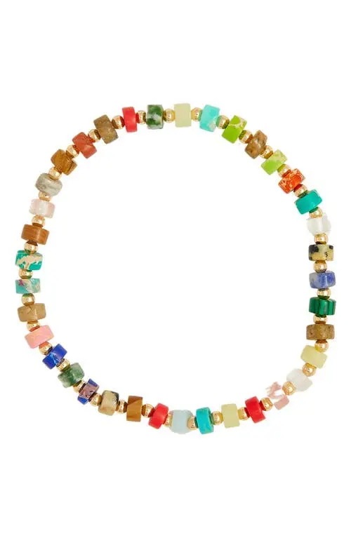 PETIT MOMENTS Janet Beaded Bracelet - Gold Multi
